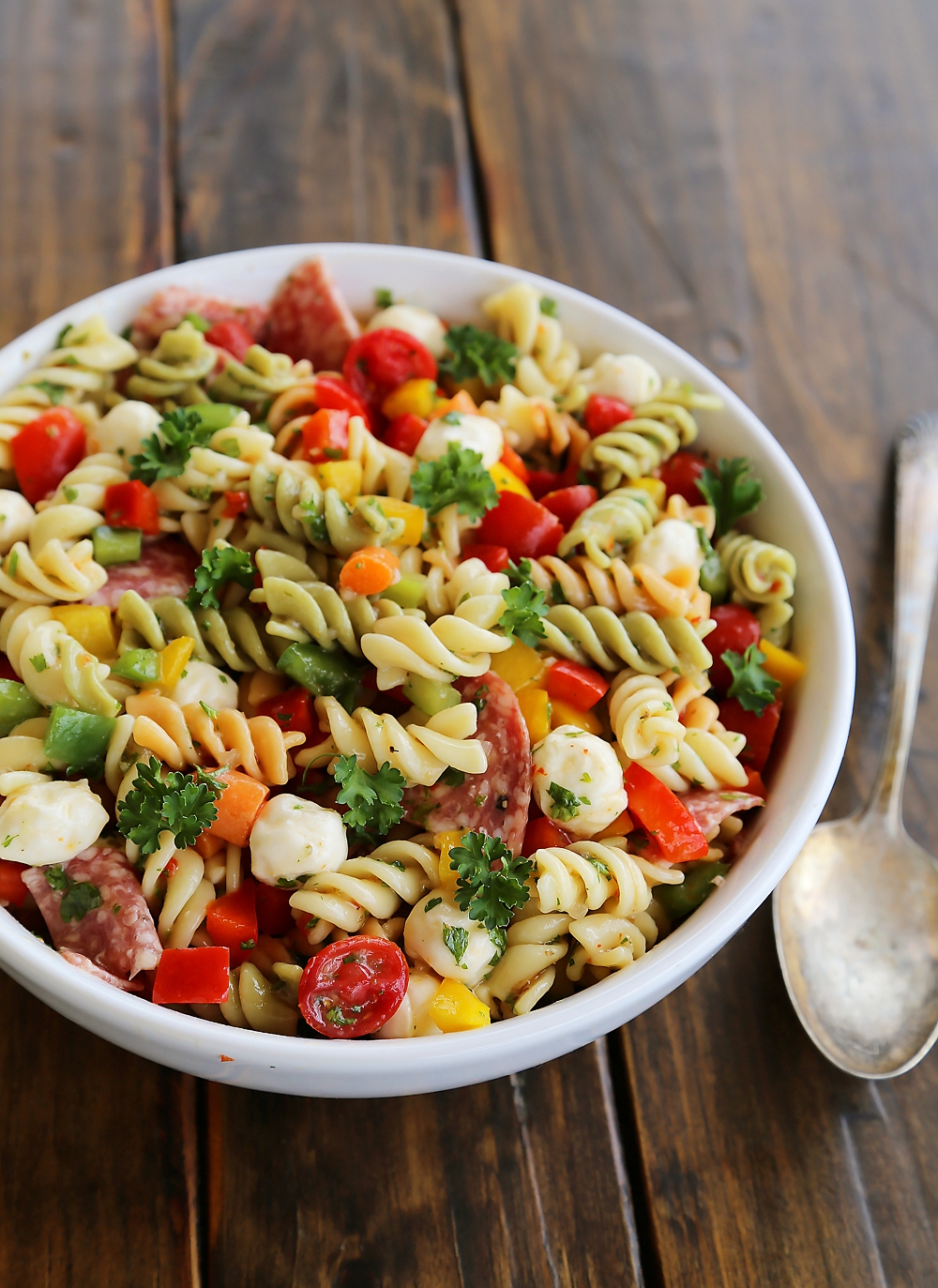 Tri Colored Rotini Salad Ermhearts